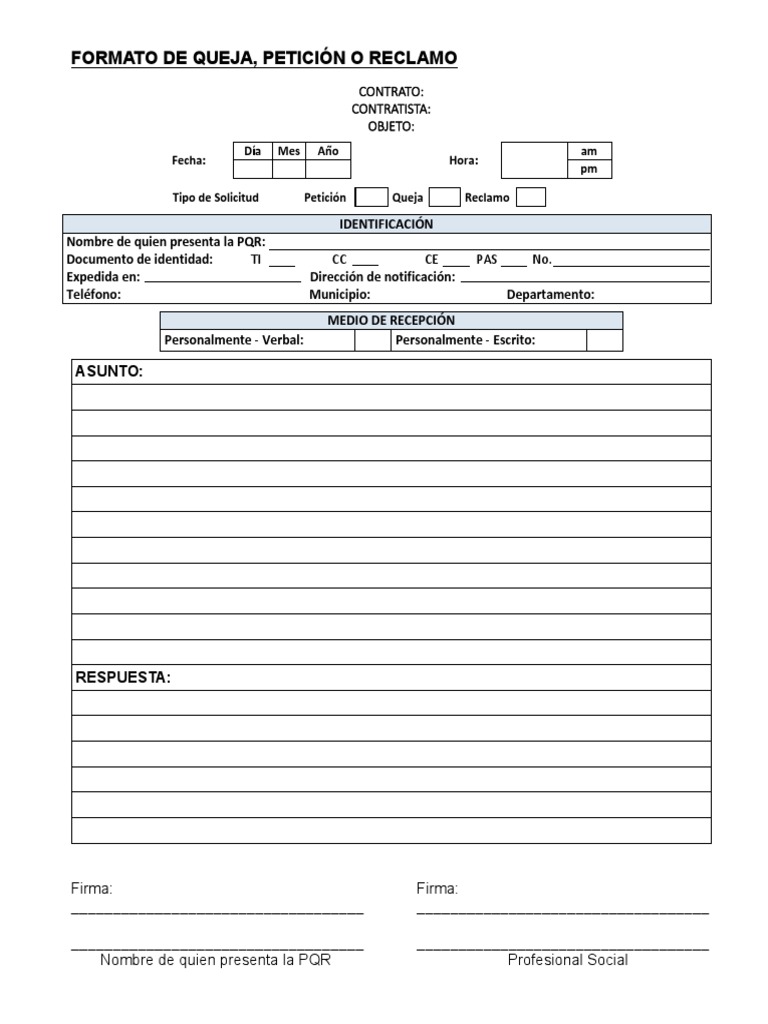 Formato PQR | PDF