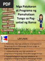 Mga Patakaran, Programa at | PDF