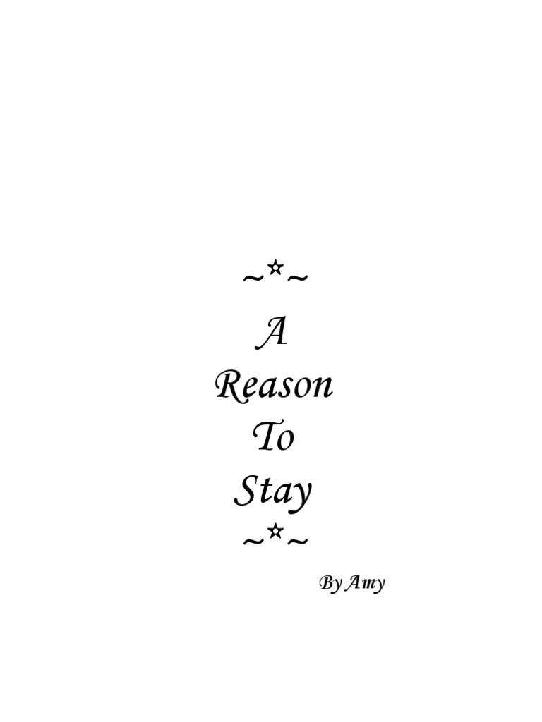 A Reason To Stay | PDF