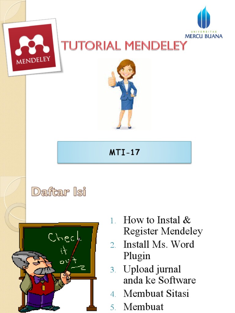 Panduan Instalasi Mendeley di Word | PDF