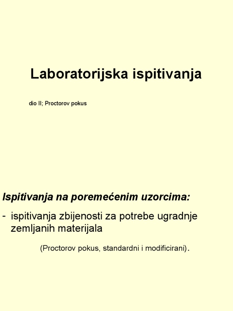 Proctorov Opit | PDF