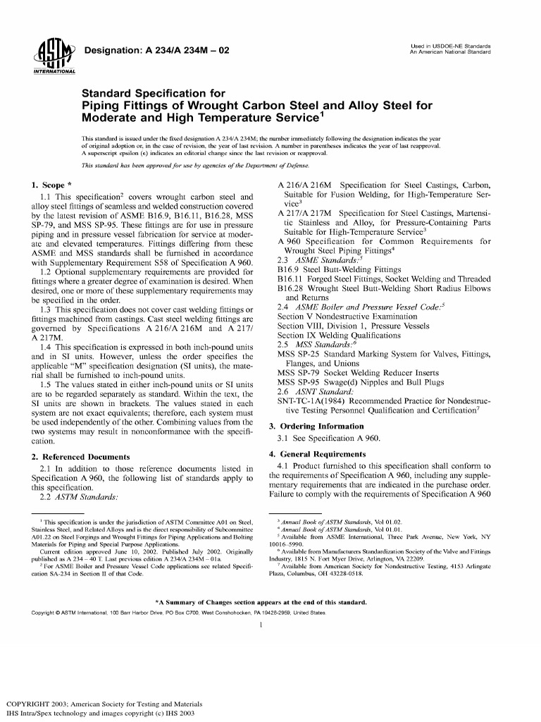 Astm A234 PDF | PDF