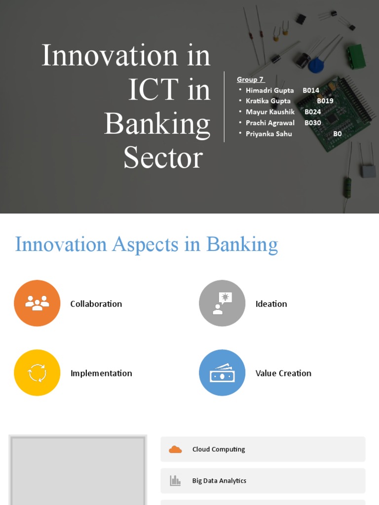 Innovation in ICT in Banking Sector: Group 7 B019 | PDF