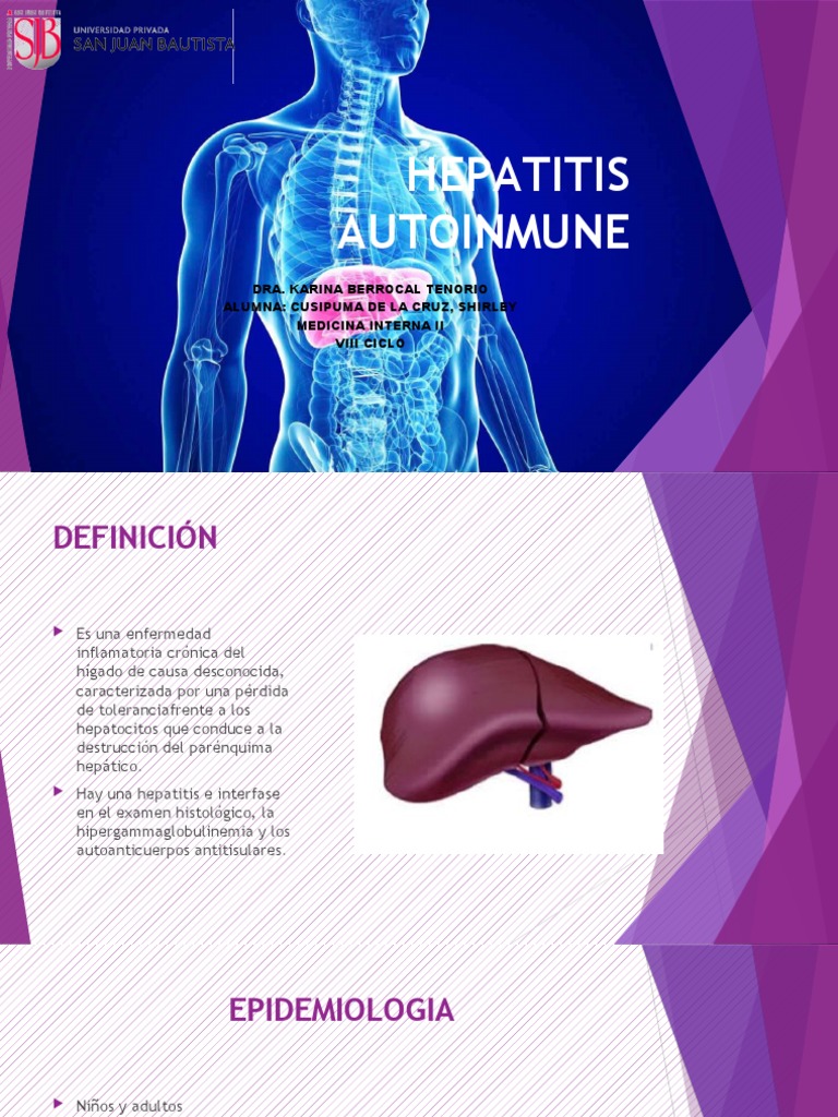 Hepatitis Autoinmune | PDF | Hepatitis | Cirrosis