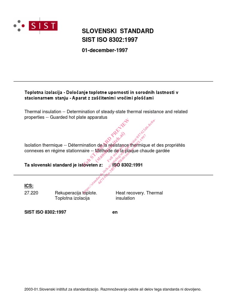 Sist Iso 8302 1997 PDF | PDF | International Organization For ...