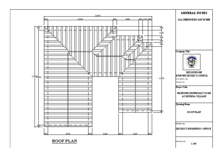 Roof Plan: General Notes | PDF | Teaching Mathematics