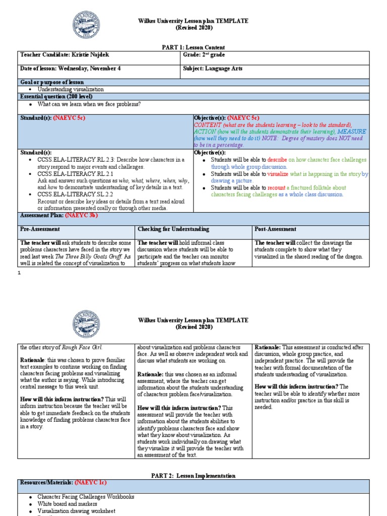 Ela Lesson | PDF | Differentiated Instruction | Lesson Plan