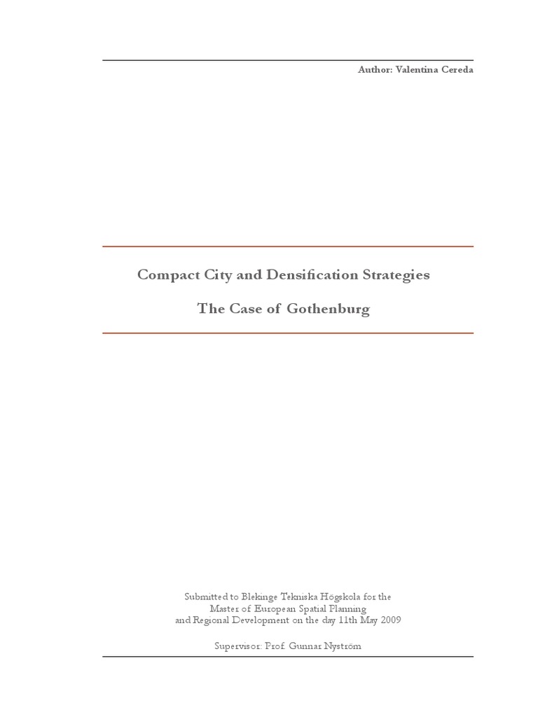 Compact Cities | PDF | Urban Sprawl | Sustainability