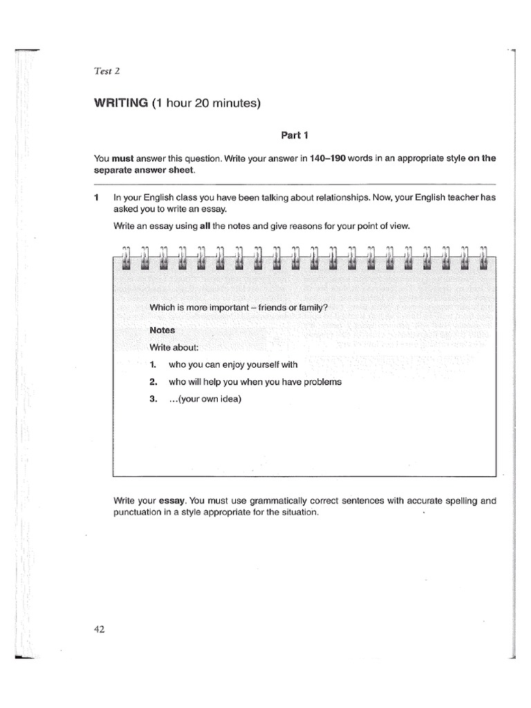 Writing b2 PDF | PDF