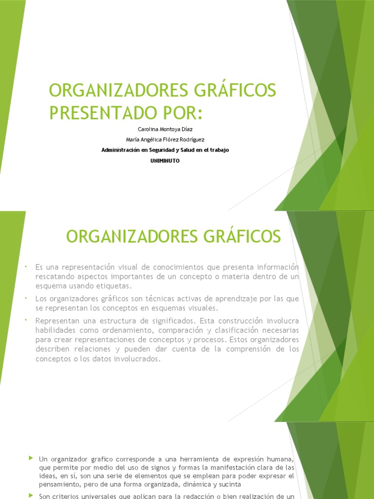Organizadores Gráficos Presentacion | PDF | Ciencia cognitiva | Cognición