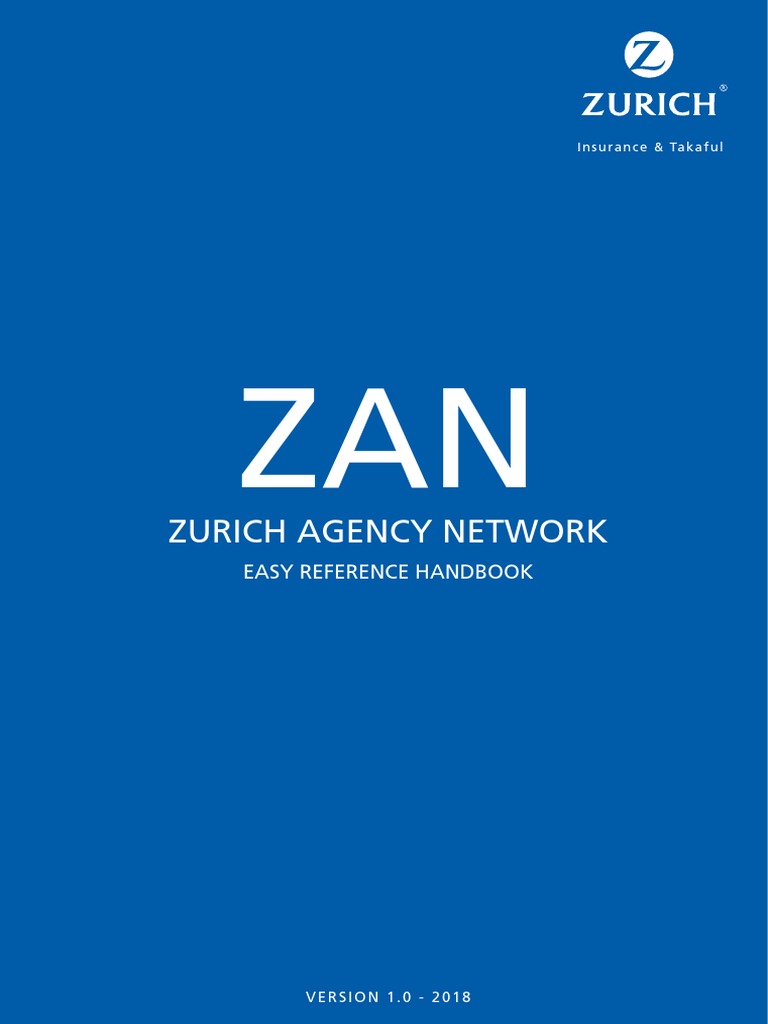 Zurich Agency Network Handbook 2018 | PDF | Economies | Business