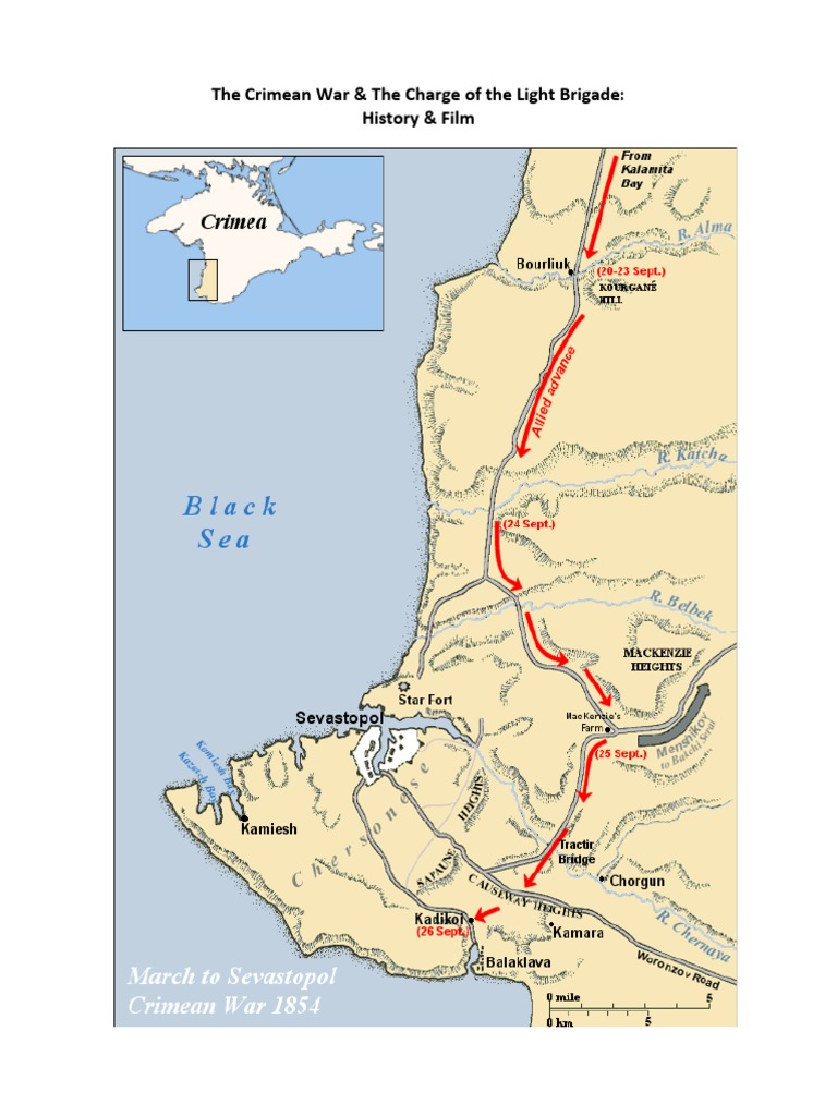 The Crimean War & The Charge of The Light Brigade: History & Film | PDF ...