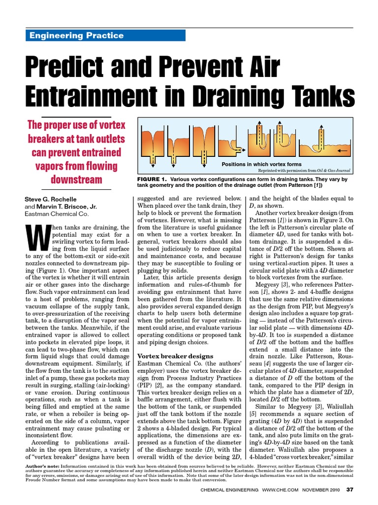 Vortex-Breaking PDF | PDF | Vortices | Pump