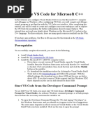 Visual Studio Command Prompt Guide | PDF | Microsoft Visual Studio | Command Line Interface