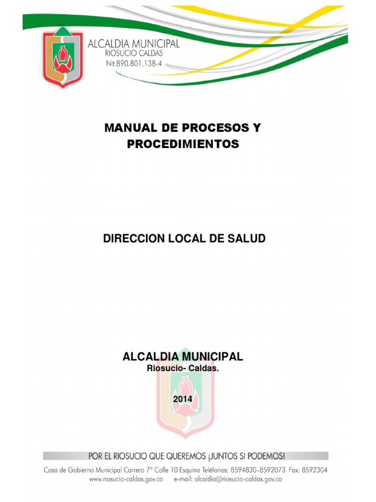 Manual de Procesos y Procedimientos DLS PDF | PDF | Business | Salud y bienestar