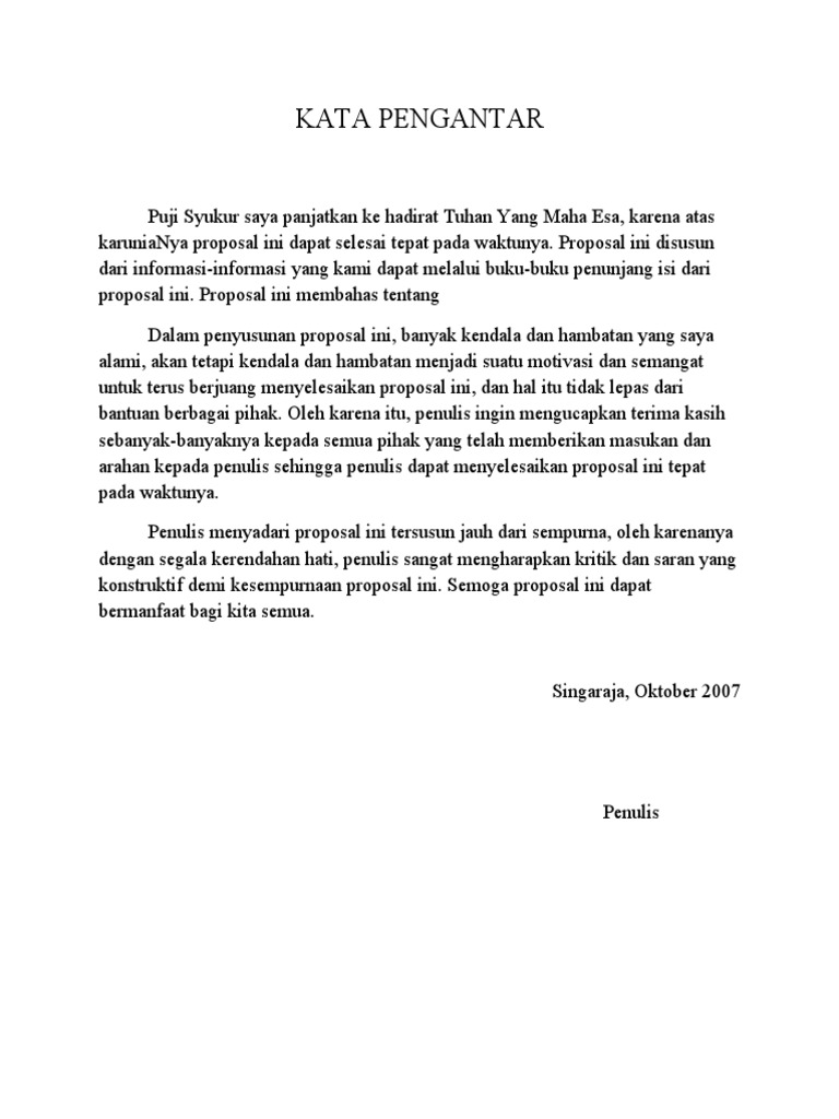 Proposal (Mita) | PDF