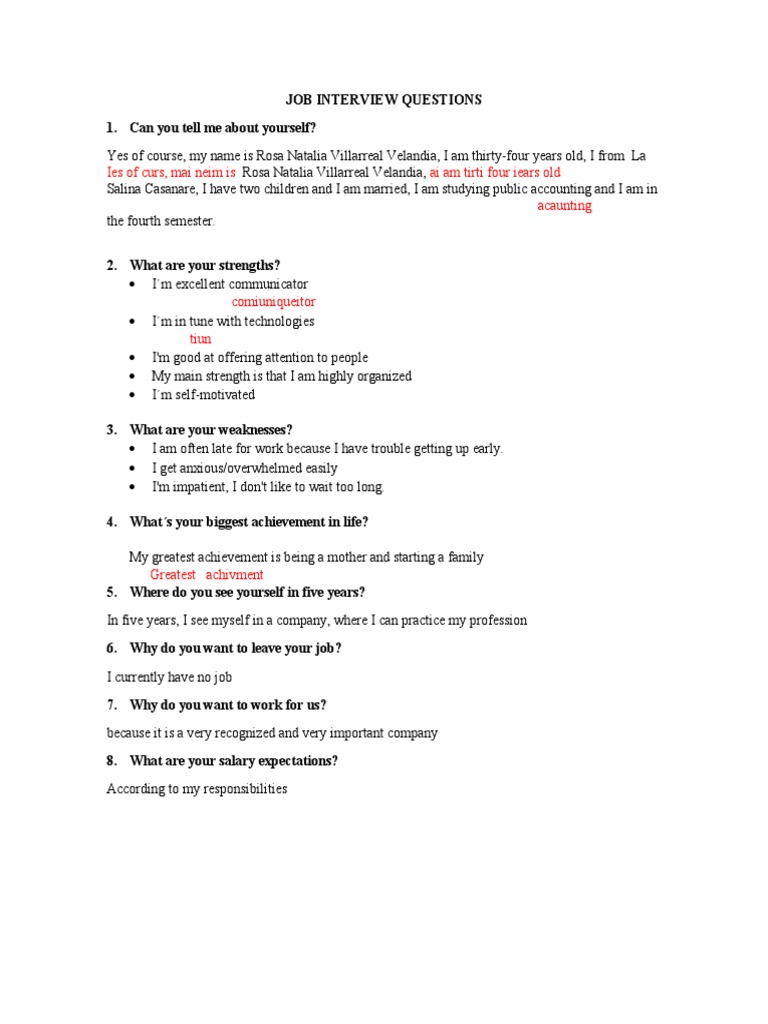Job Interview Q&A Guide | PDF