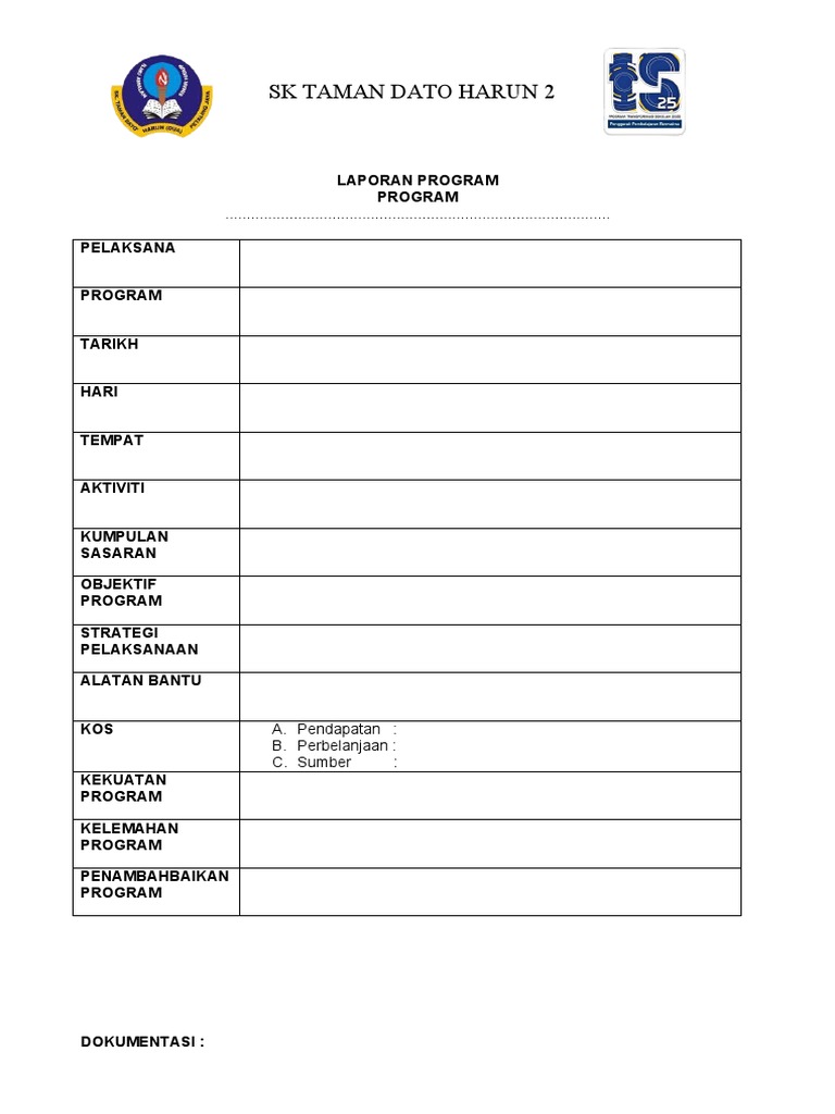 Format Laporan Hem | PDF