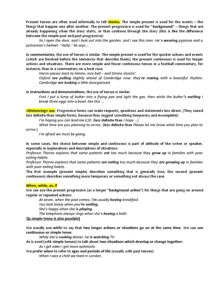 Distancing Use. Progressive Forms Can Make Requests, Questions and ...
