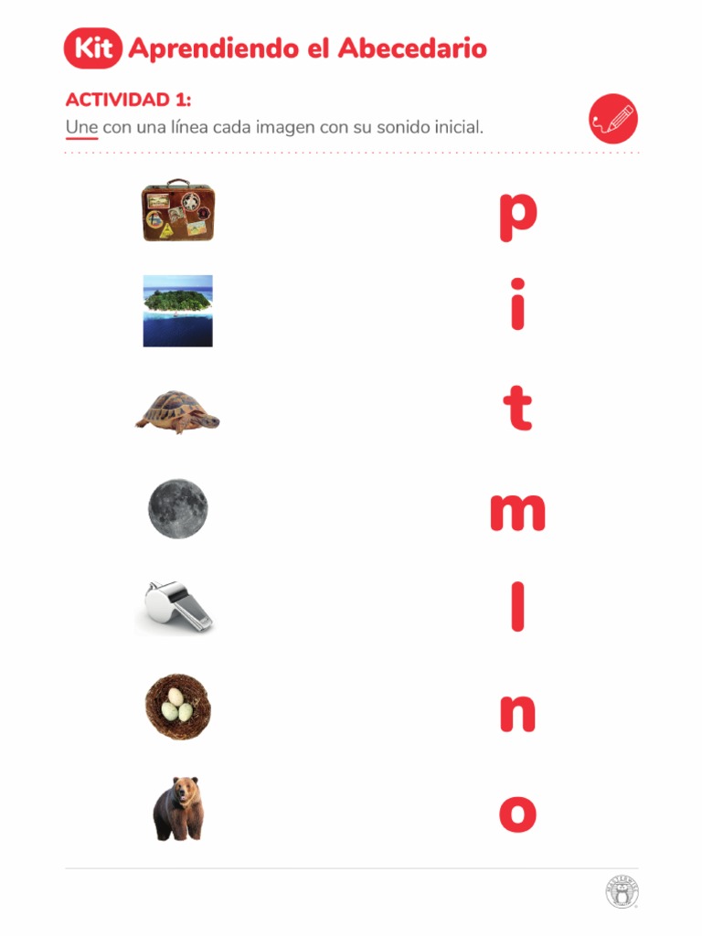 Guias Actividades k002 Aprendiendo El Abecedario | PDF