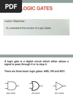 Real-Life Applications of Logic Gates | PDF | Logic Gate | Security Alarm