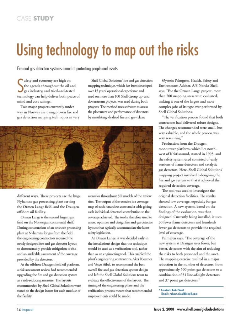 2008 2 Fire Gas Mapping | PDF | Fires | Royal Dutch Shell