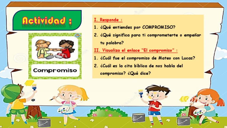Actividad Valor Del Compromiso | PDF