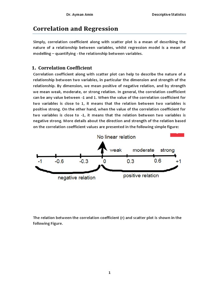 STAT - Lec.3 - Correlation and Regression | PDF | Linear Regression | Correlation And Dependence