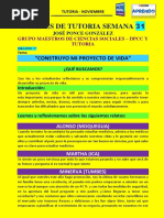 Ficha de Trabajo Proyecto de Vida | PDF