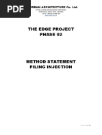 Bored Pile Method Statement For Construction | PDF | Deep Foundation ...