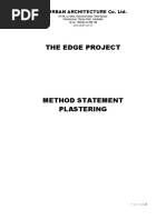 Construction Method Statement | PDF | Brick | Masonry