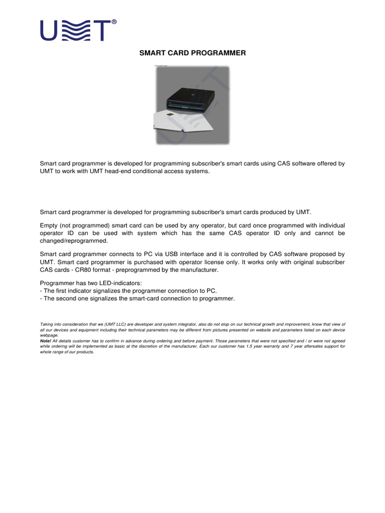 Smart Card Programmer | PDF