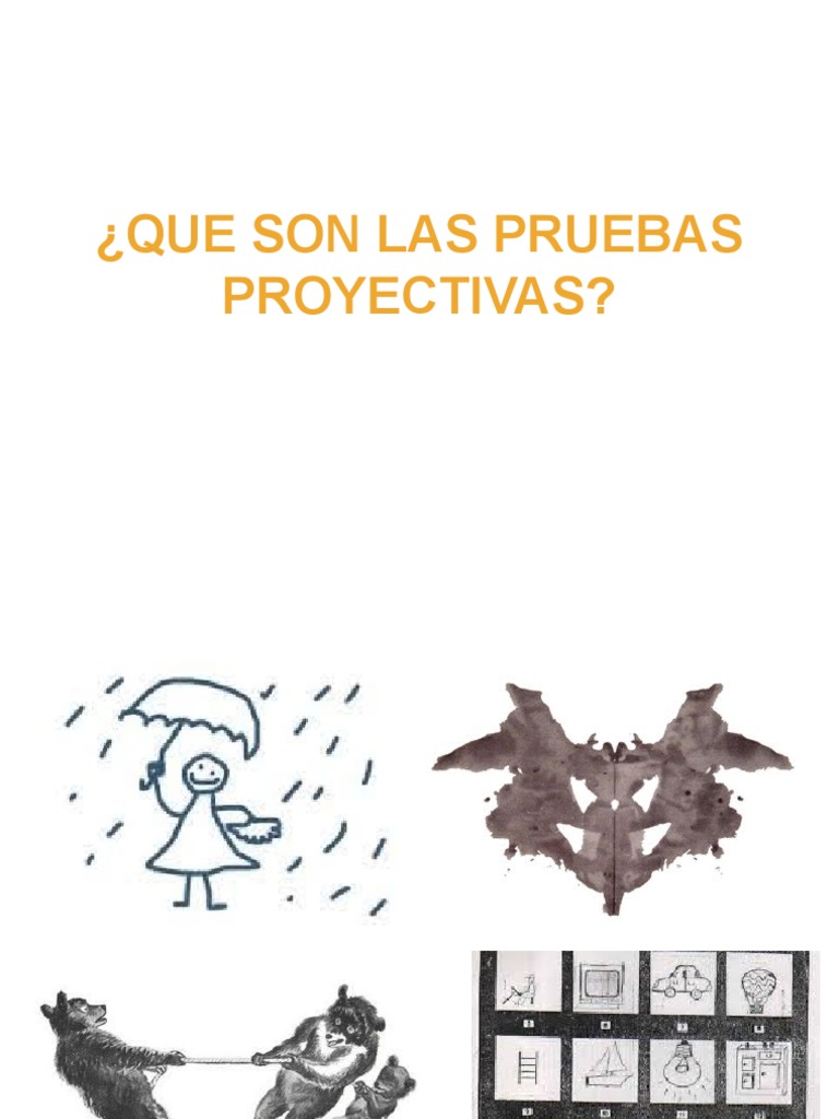 Clase 1 - Clasificación de Las Pruebas Proyectivas | PDF | Comportamiento | Sicología