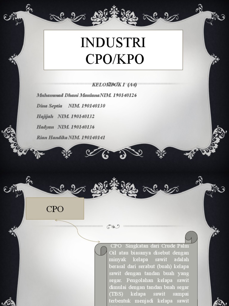 Industri Cpo Pko | PDF