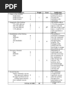 Ranking, Prioritization and Scaling, FNCP | PDF | Nursing | Business