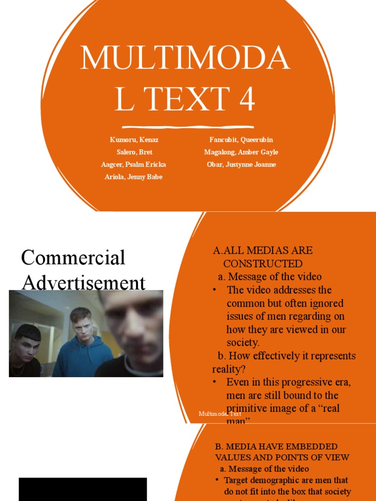 MULTIMODAL TEXT 4 Final | PDF | Influence (Social And Political ...