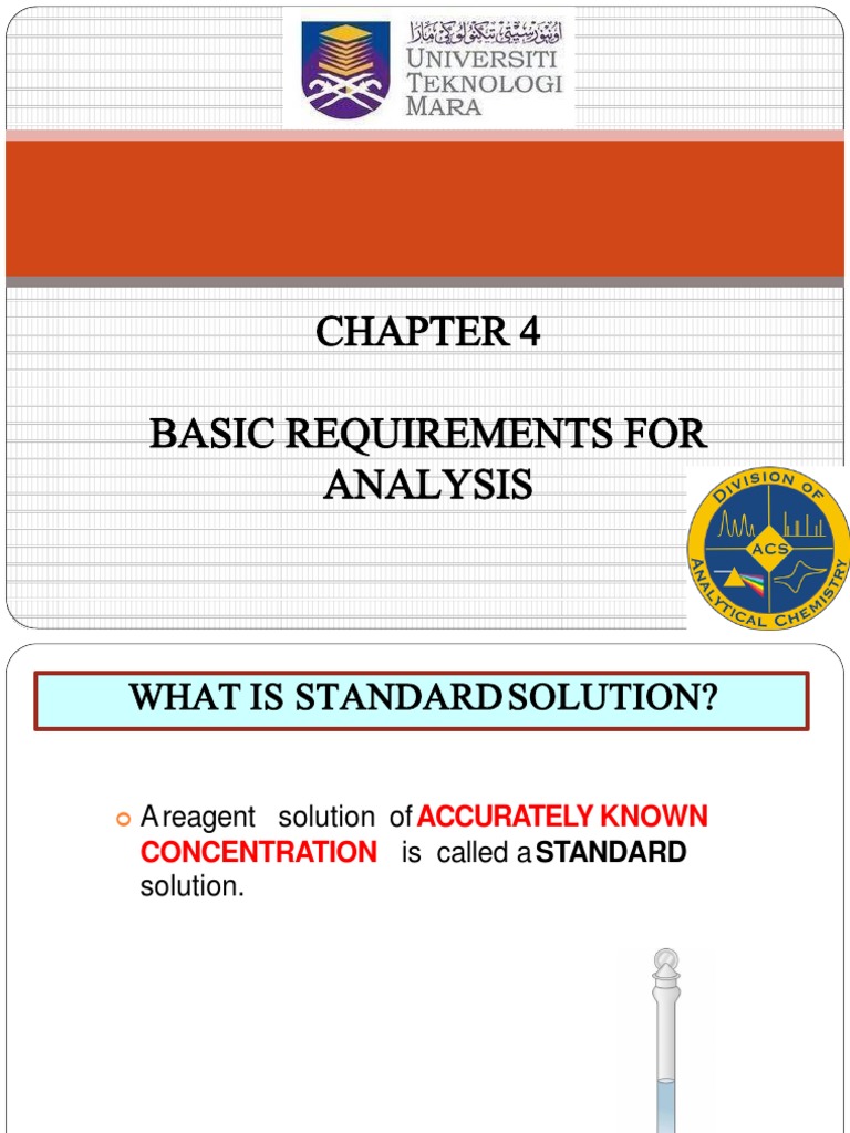 Chapter 4 Part 2 | PDF | Solution | Titration