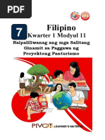 Grade 7 Filipino Module First Quarter | PDF