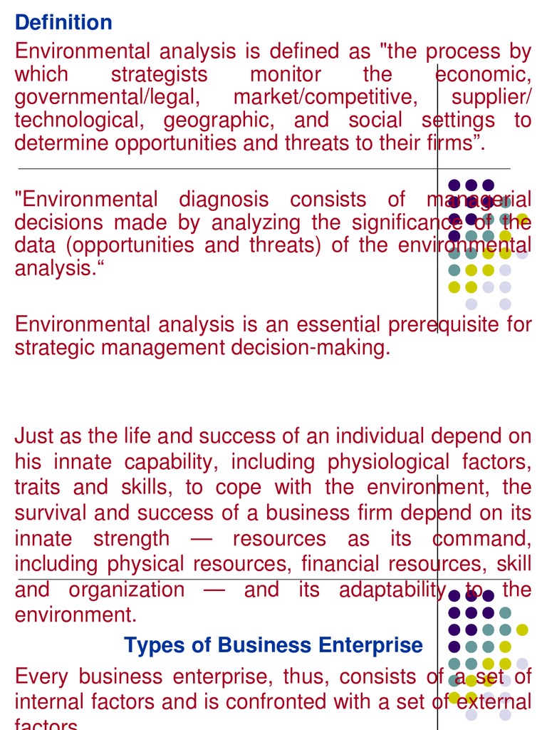 Environmental Analysis in Business Strategy | PDF | Strategic ...