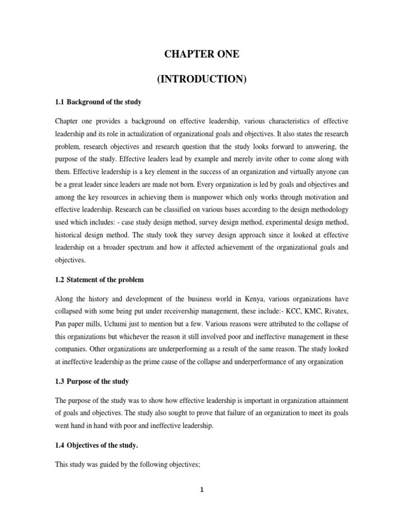 An Analysis of Effective Leadership: Characteristics, Elements ...