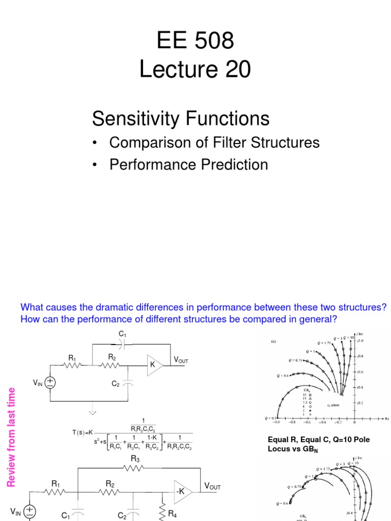 EE 508 Lect 20 Fall 2020 | PDF | Amplifier | Electronic Circuits