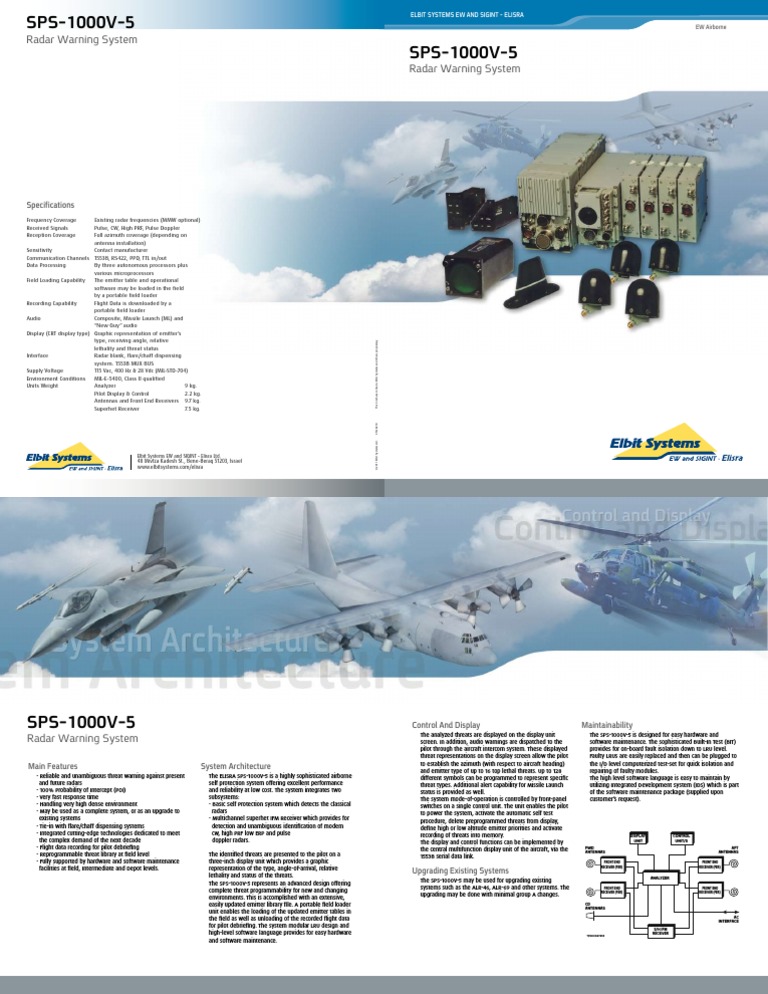 SPS-1000V-5 SPS-1000V-5: Radar Warning System Radar Warning System ...