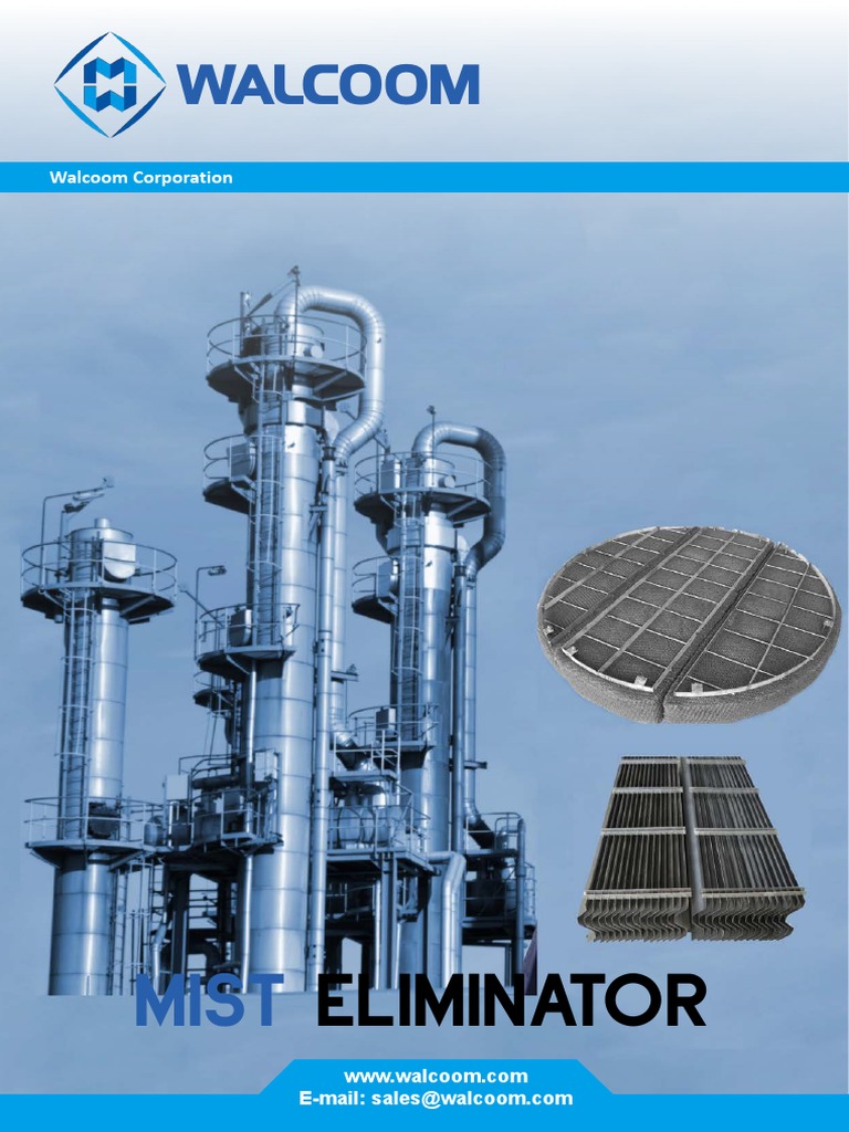 Mist Eliminator Catalog | PDF | Drop (Liquid) | Gases