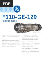 F110 Datasheet | PDF | Engines | Aerospace Companies Of The United States