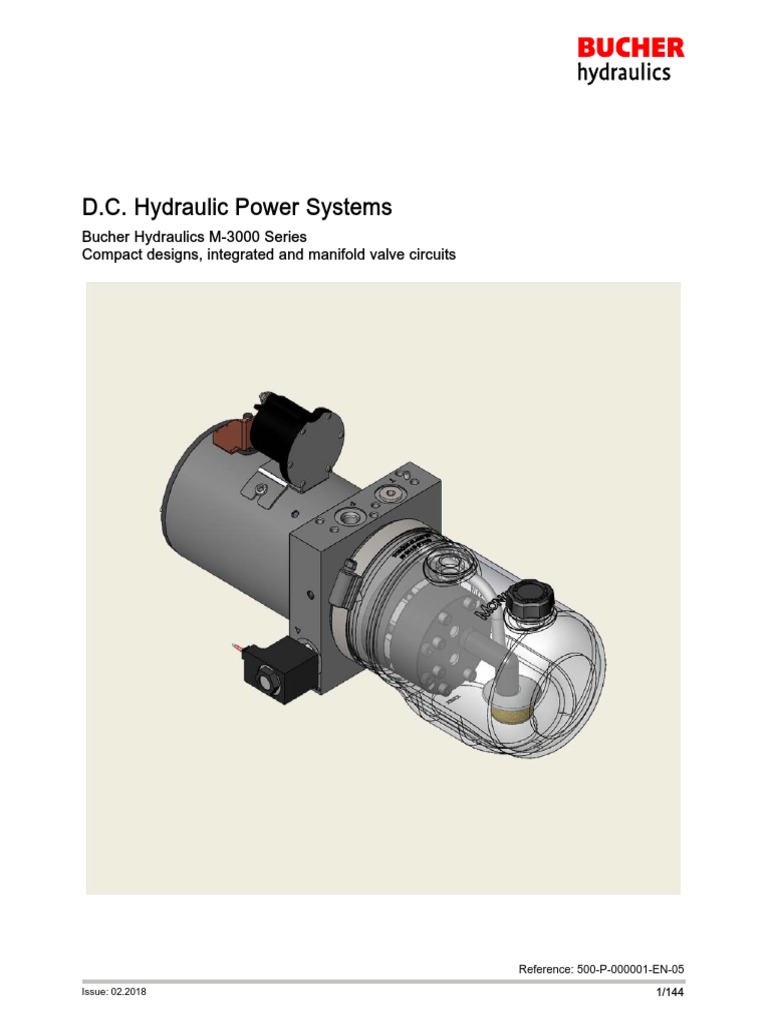 D.C. Hydraulic Power Systems: Bucher Hydraulics M-3000 Series Compact ...