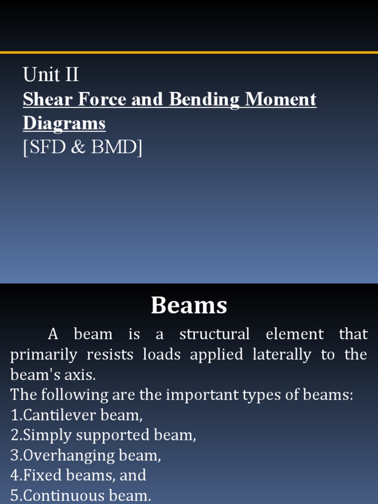 SFD & BMD | PDF | Bending | Beam (Structure)