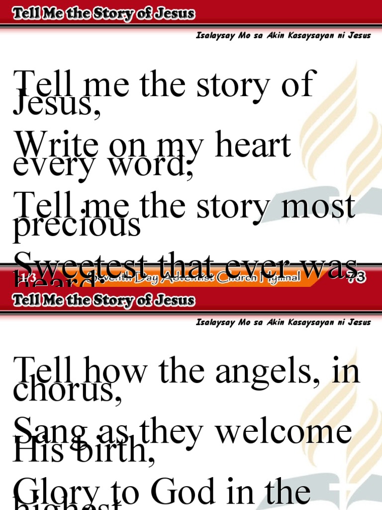 73 Tell Me The Story of Jesus | PDF