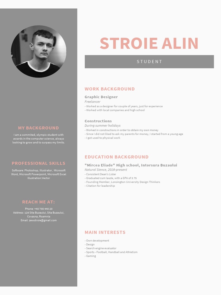 Stroie Alin CV PDF | PDF