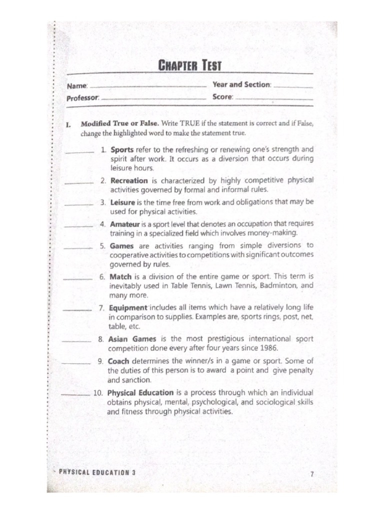 Year and Section | PDF