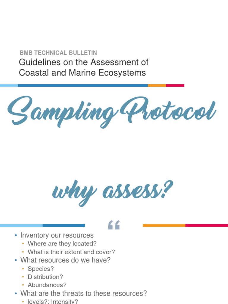 Sampling Protocol | PDF | Accuracy And Precision | Sampling (Statistics)